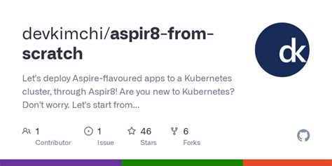 Github Devkimchiaspir8 From Scratch Lets Deploy Aspire Flavoured Apps To A Kubernetes