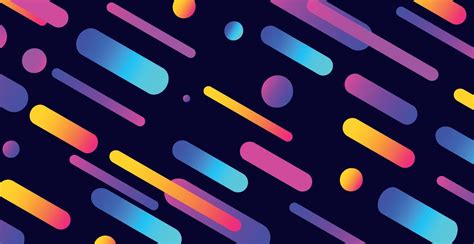 Modern Abstraction Composition Made Of Various Rounded Shapes Of Lines In Color Vector