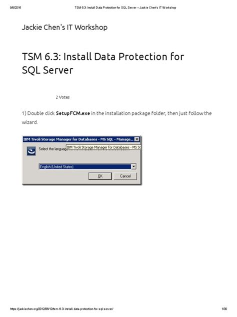 Tsm 6 Data Protection For Sql Pdf Microsoft Sql Server