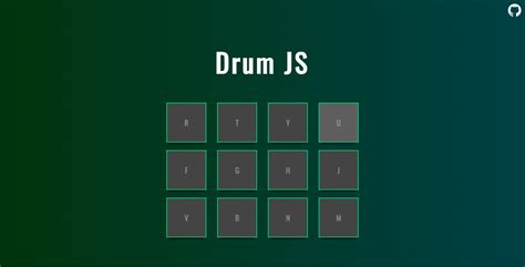 GitHub Jitencodes Drum Js A JavaScrript Drum Kit Game For Playing The Drum This Will Give