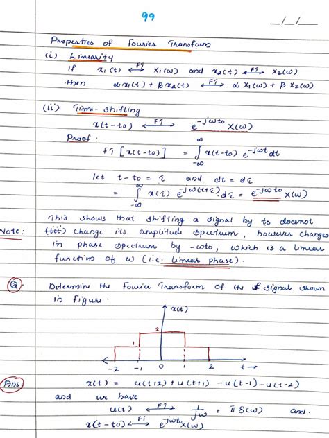 07 Fourier Transform Properties Pdf