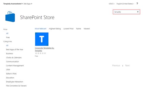 How To Install Templafy SharePoint App From SharePoint Store Templafy One Help Center