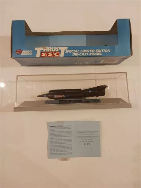 Lledo Thrust Ssc Special Limited Edition Die Cast Model £1112 Picclick Uk