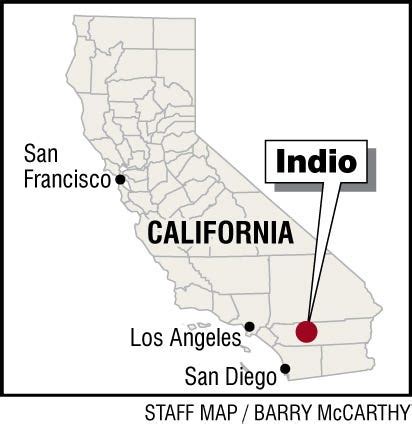 Indio California Maps
