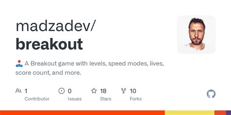 github madzadev breakout 🕹 a breakout game with levels speed modes