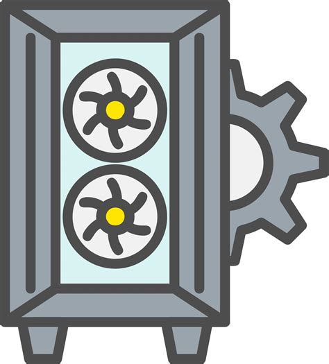 Pc Case Vector Icon 15996669 Vector Art At Vecteezy