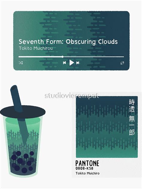 Mist Pillar Tokito Muichiro Sticker For Sale By Studiovierempat Redbubble