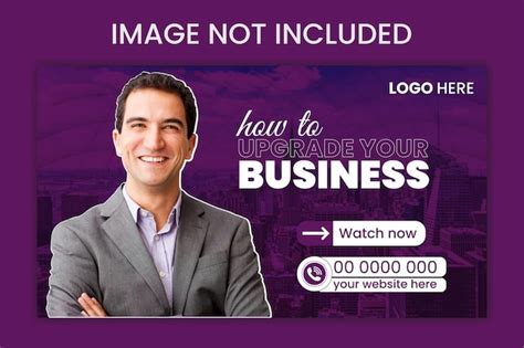 premium vector creative youtube tambnail design template
