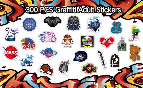 300pcs Funny Stickers For Adults And Teens Cool Vinyl