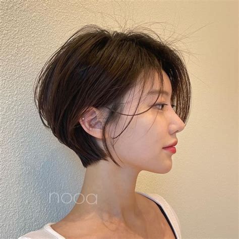 일산미용실 누아헤어 숏컷 숏보브 On Instagram ️숏보브펌 안녕하세요 누아헤어 허준입니다 짧은숏컷보다 짧아
