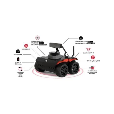 Husarion Rosbot 3 Mobile Robot Generation Robots