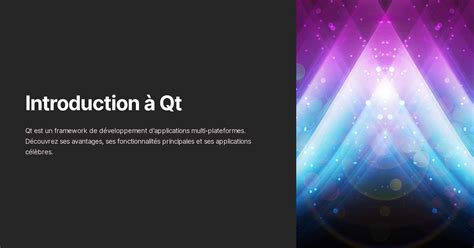 Introduction à Qt