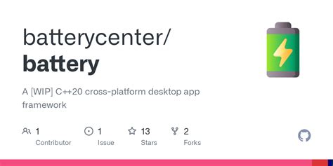 Releases Batterycenter Battery GitHub