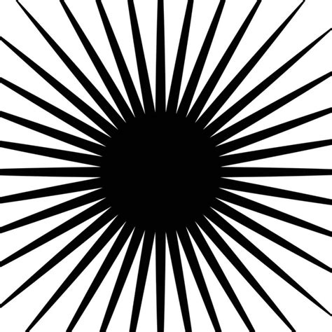 Circular Radial Lines Pattern Stock Vector Image By Vectorguy