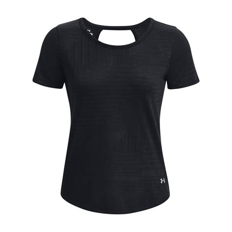 Ua Eaker Deco Diamond Ss Camiseta Manga Corta Negro De Mujer Para Correr Referencia 1376814 001