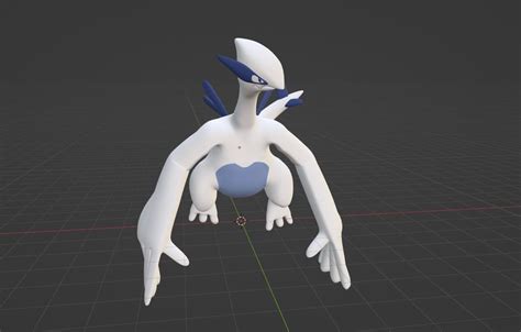 Lugia Pokemon 3d Model By Summerforce