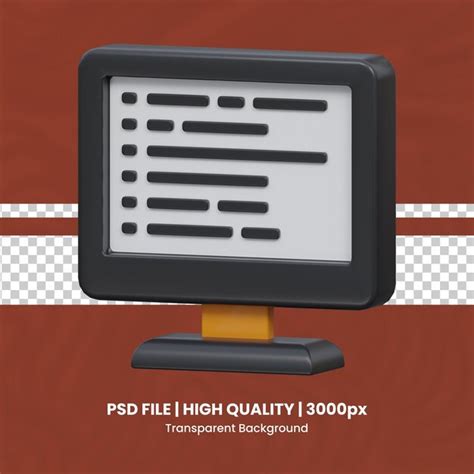 Premium PSD D Coding Cyber Security D Set Transparent Background Psd