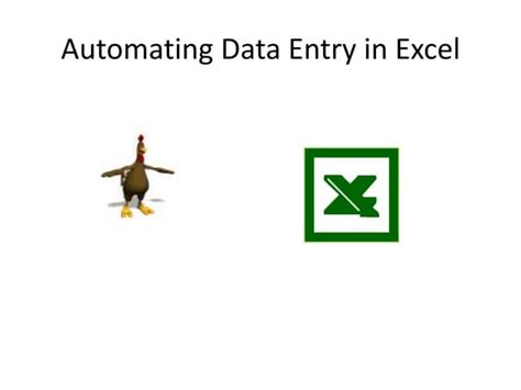 automating data entry in excel pptx computing technology and computing