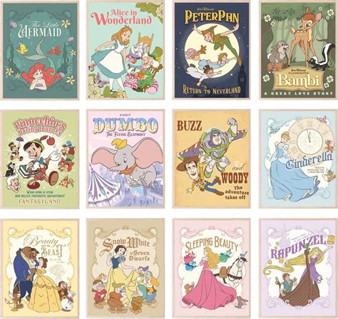 Alayra Princess Wall Decor Disney Princess Room Decor Posters For