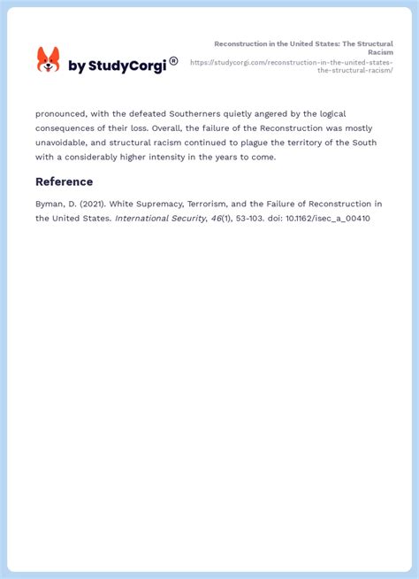 Reconstruction In The United States The Structural Racism Free Essay