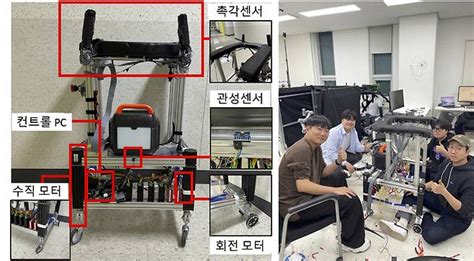주니어전자 이제 할아버지 산책은 보조로봇이 도와드려요”gist Mit 보행 보조로봇 개발