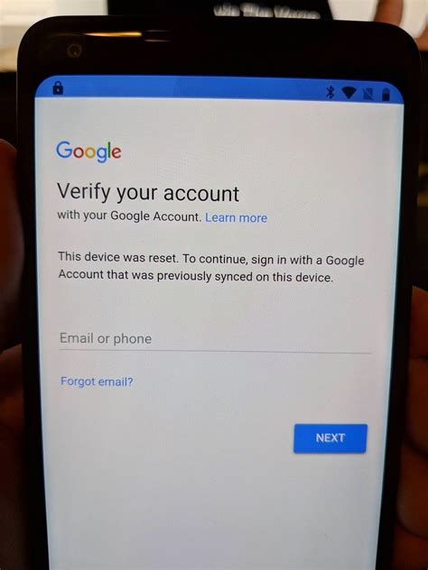 Android Adds Status Bar Icon Showing Factory Reset Protection Status