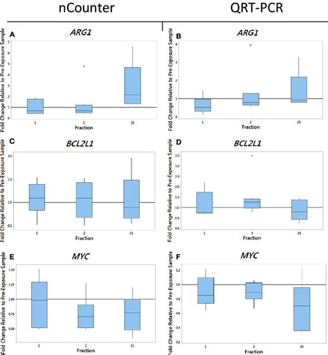 The Box Plot Shows The Fold Change In Expression Of The Genes ARG1