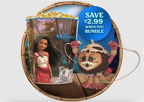 Moana 2 Popcorn Bucket 4dx Poncho Toys And Movie Merch