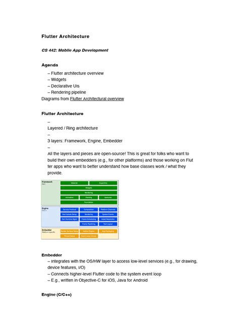 03 Flutter Architecture Pdf Systems Architecture Computing