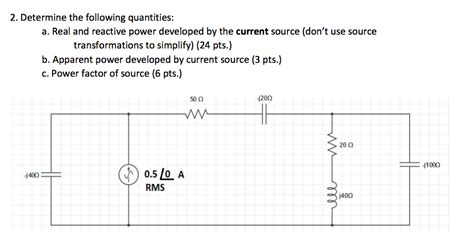 solved determine the following quantities real and