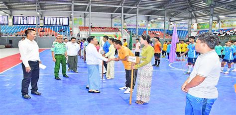 နေပြည်တော်ကောင်စီဥက္ကဋ္ဌဖလား မြို့နယ်ပေါင်းစုံ အသက် ၂၅ နှစ်အောက် ဖူဆယ် အမျိုးသား ပြိုင်ပွဲဖွင့