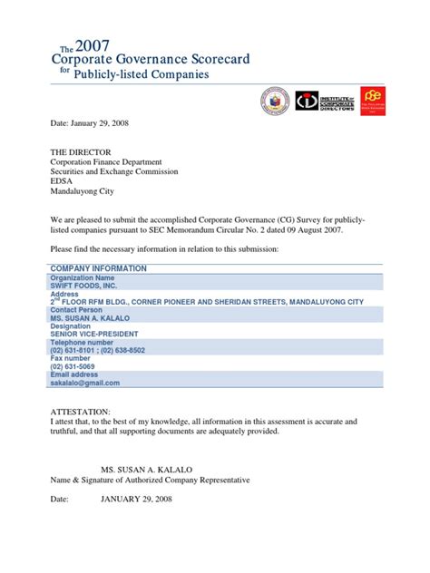Pdf Corporate Governance Scorecard 2008 Dokumen Tips
