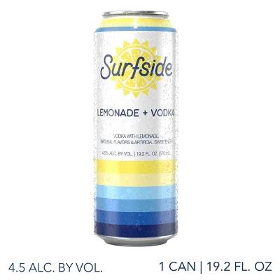 Surfside Lemonade Vodka 570ml Can Target