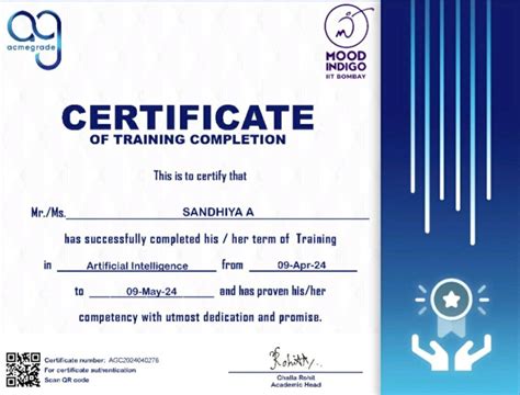 Sandhiya Anandhan On Linkedin Ai Acmegrade Machinelearning