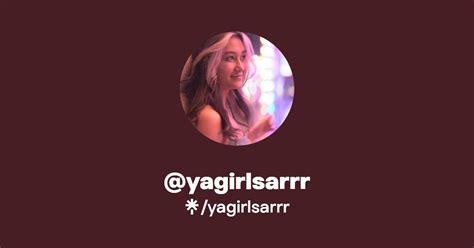Yagirlsarrr Official Instagram Twitch Twitter Linktree