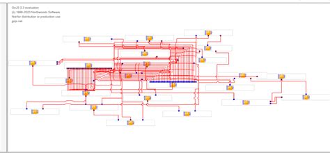 Routing Of Many Links Between Nodes That Are Close To Each Other Gojs Northwoods Software