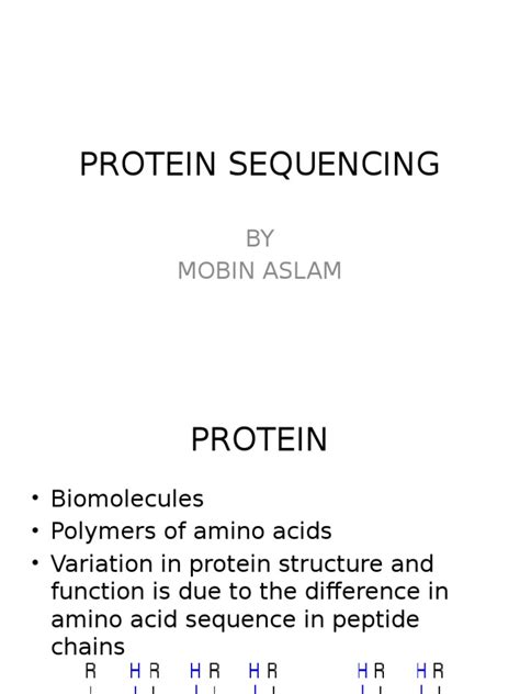 a comprehensive guide to protein sequencing via edman degradation pdf