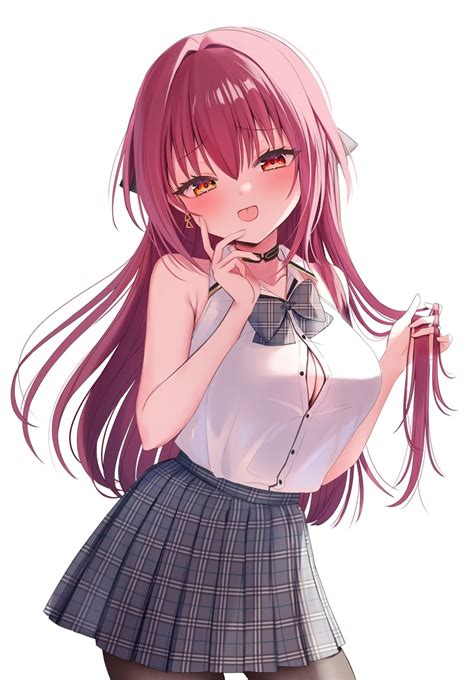 Houshou Marine And Houshou Marine Hololive Drawn By Ineka Ka Danbooru