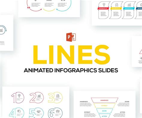 Line Animation Ppt Themes Powerpoint Graphing Create Yourself Infographic Presentation