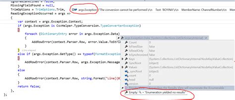 C How Handle Multiple Type Convertor Exception In CSVhelper Stack Overflow