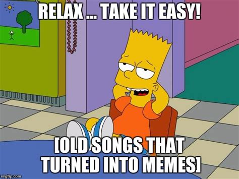 Bart Relaxing Imgflip