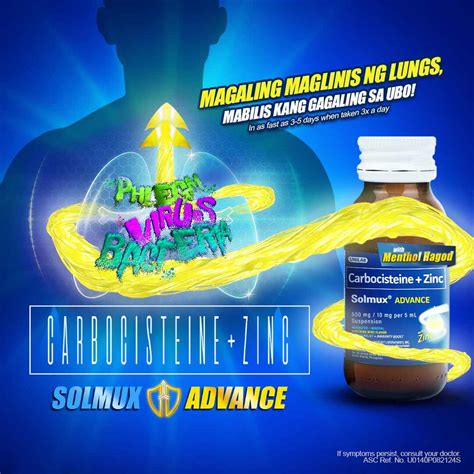 Solmux Advance Suspension Cough Relief With Zinc Unilab