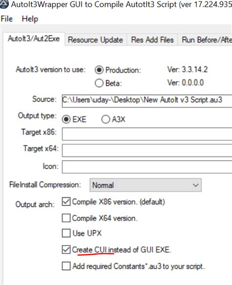 return value to command line autoit general help and support