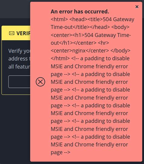 Timeout When Verifying Email Address Password Manager Bitwarden