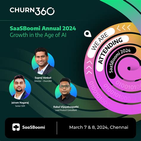 Jairam N On Linkedin Churn360 Saasboomiannual2024 Saas