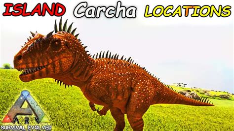 Ark The Island Best Carcharodontosaurus Spawn Locations Youtube