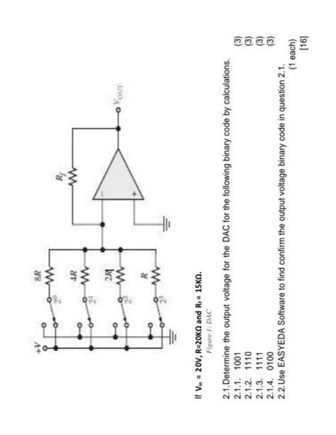 Solved Determine The Output Voltage For The DAC For The Chegg