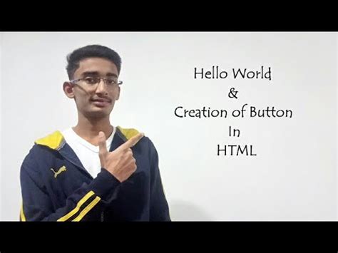 How To Create Hello World And Button In HTML Simple Method By Tech Windroid YouTube