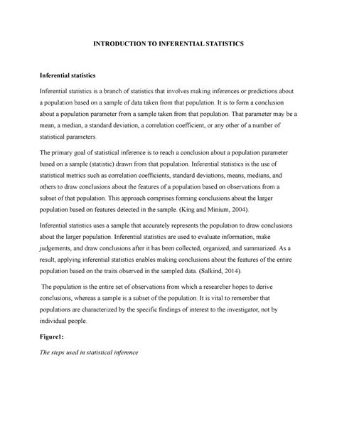 Inferential Statistics Practical Introduction To Inferential Statistics Inferential Statistics