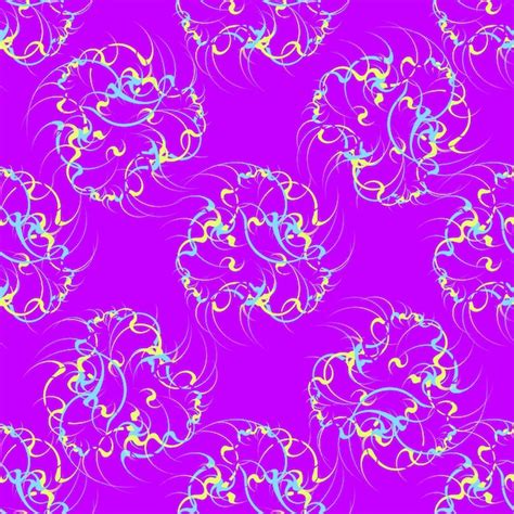 Premium Vector Seamless Texture Colorful Decorative Pattern With Abstract Ornaments